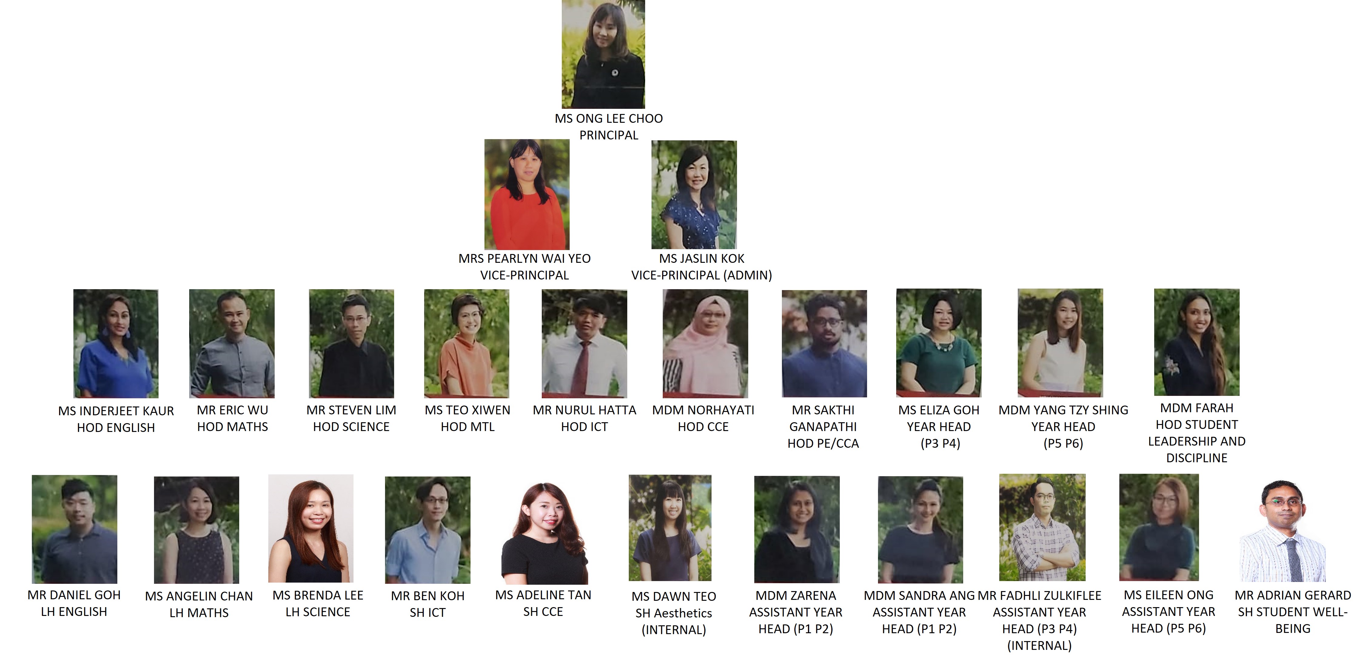 School Organisation Chart